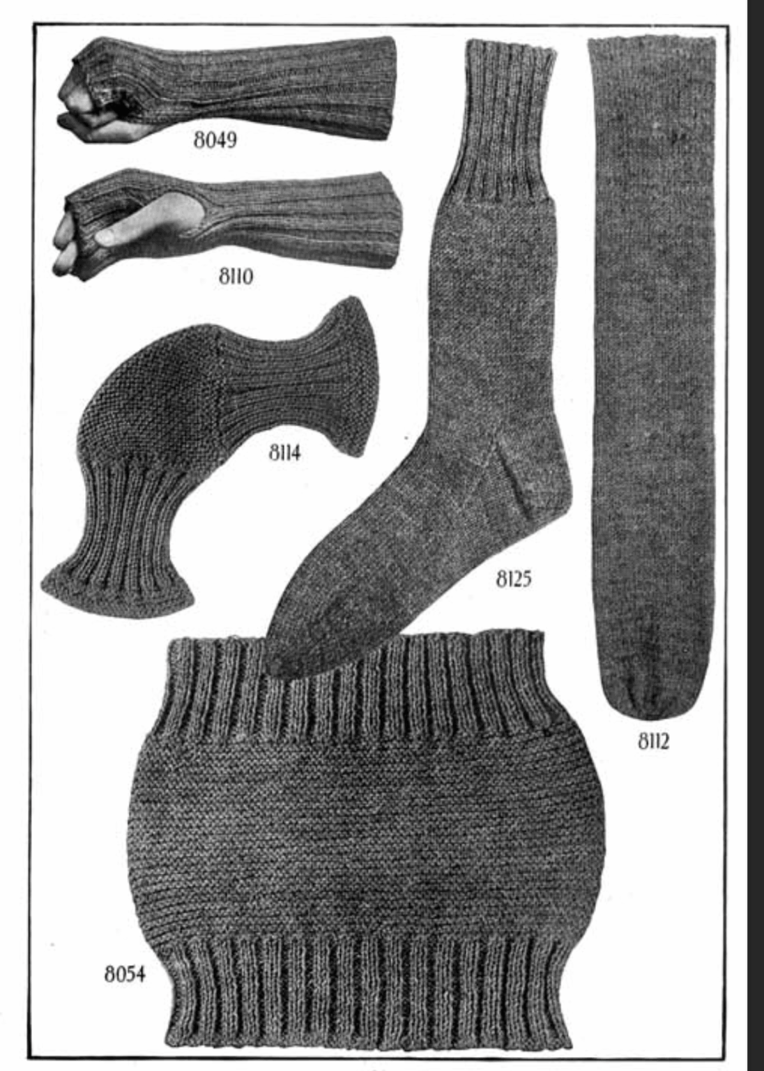 WW2 Red Cross Reproduction Knitting Patterns - PatCosta.com