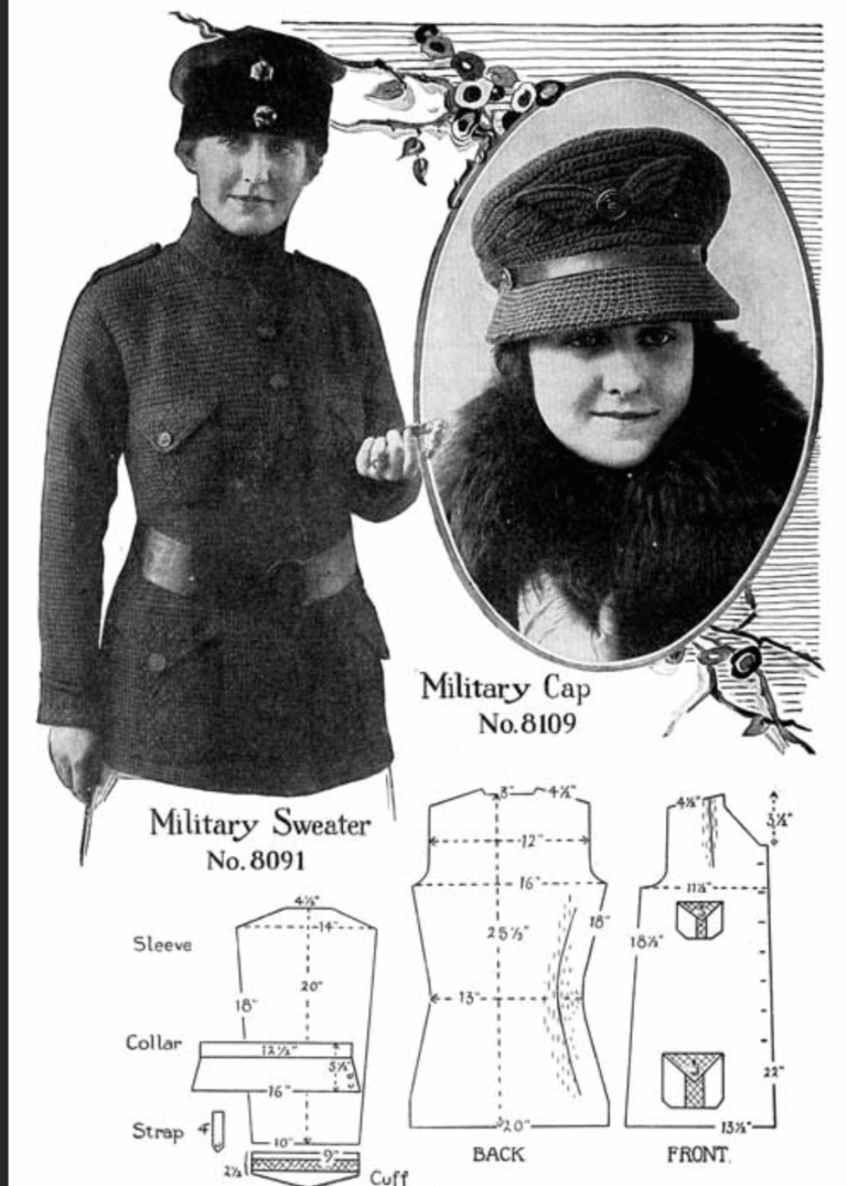WW2 Red Cross Reproduction Knitting Patterns - PatCosta.com