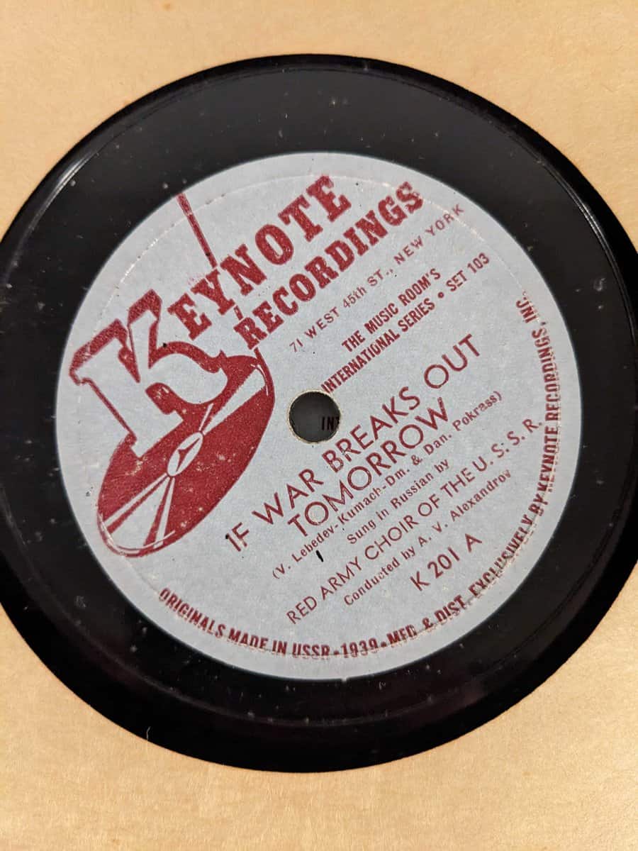 Keynote Records - Red Army Choir of the USSR - PatCosta.com